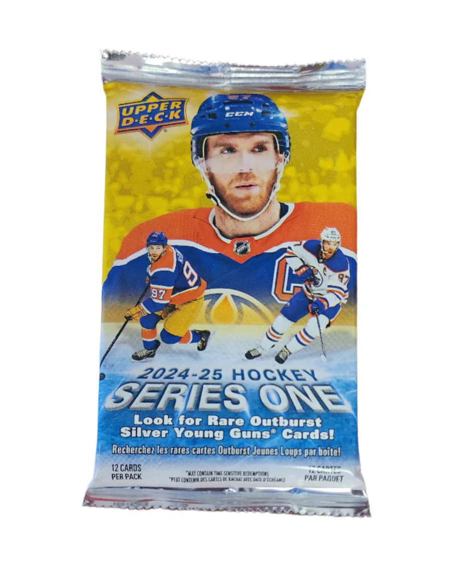 2024/25 Upper Deck Series 1 Hockey Gravity Feed Pack – Lefty's Sports