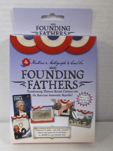 Historic Autographs Founding Fathers 2025 Hobby Box – Lefty's Sports