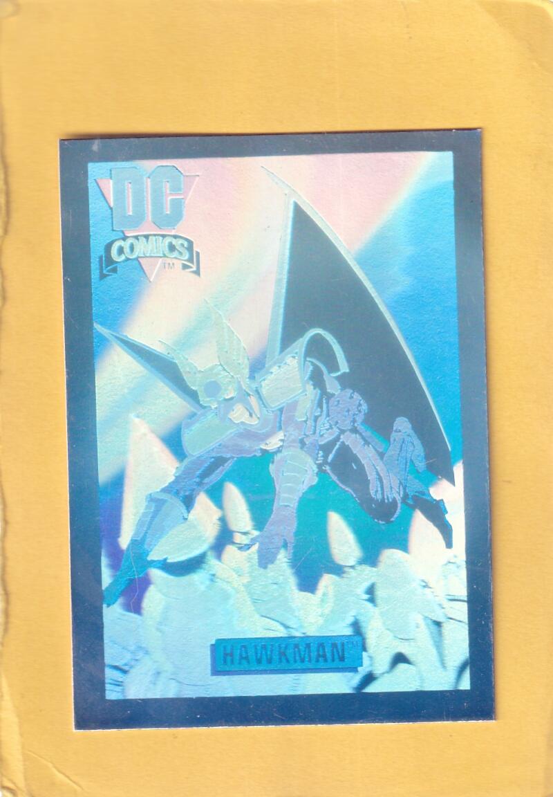 1992 Impel DC Comics Cosmic Holograms #DCH6 Hawkman Near Mint or Bette ...