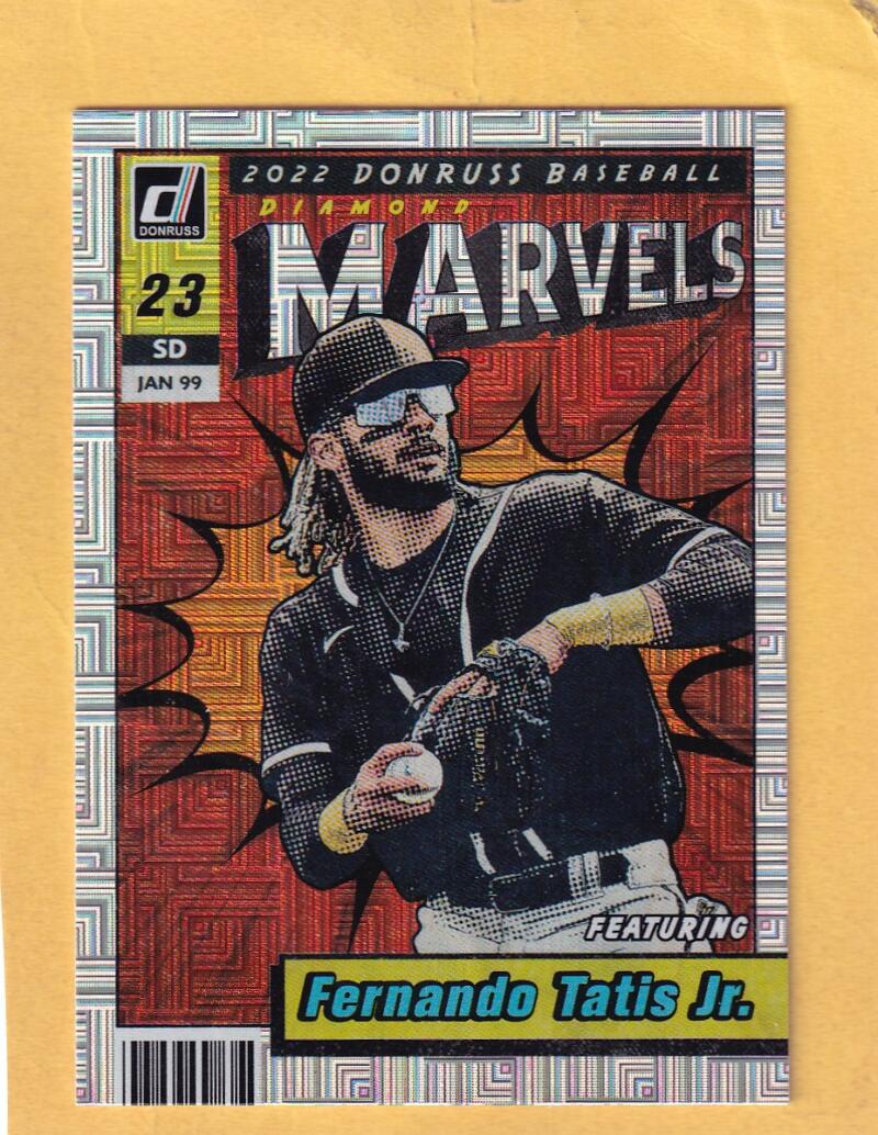 2022 Donruss Marvels Vector #2 Fernando Tatis Jr. NM-MT+ San Diego Pad ...
