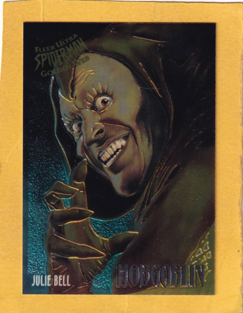 1995 Fleer Ultra Spider-Man Premiere Golden Web #3 Hobgoblin Julie Bel ...