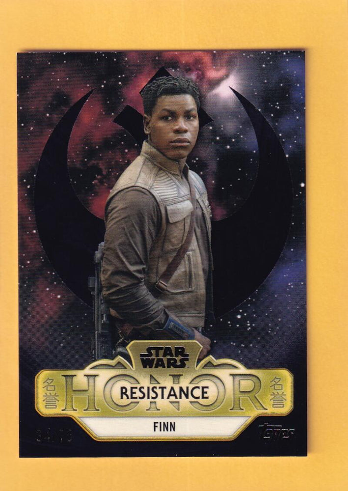 2025 Topps Star Wars Meiyo Resistance Honor Black Foil #RSH-4 Finn NM ...