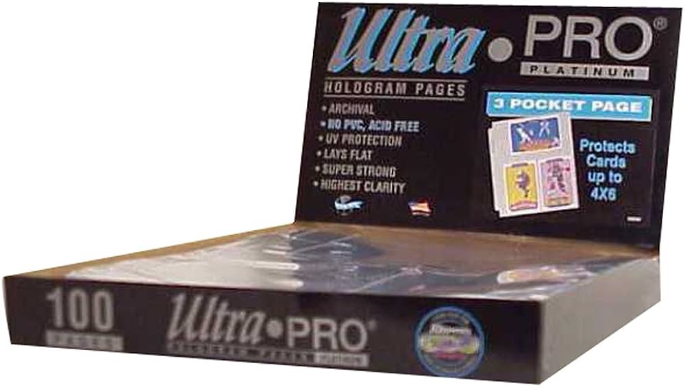 Ultra Pro 3 Pocket Page Box (100 Pages) – Lefty's Sports
