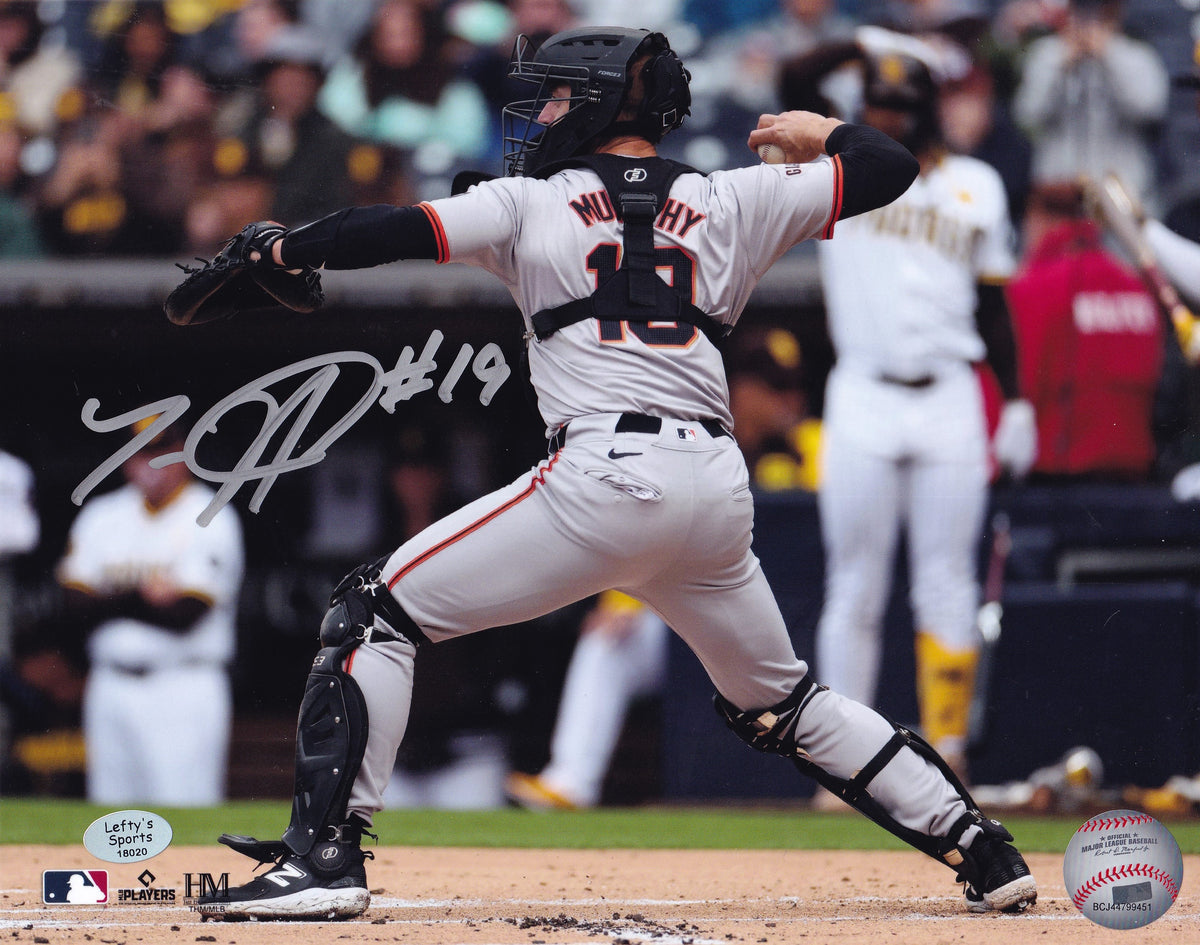 Tom Murphy San Francisco Giants Autographed 8x10 Photo (Throwing, Hori ...