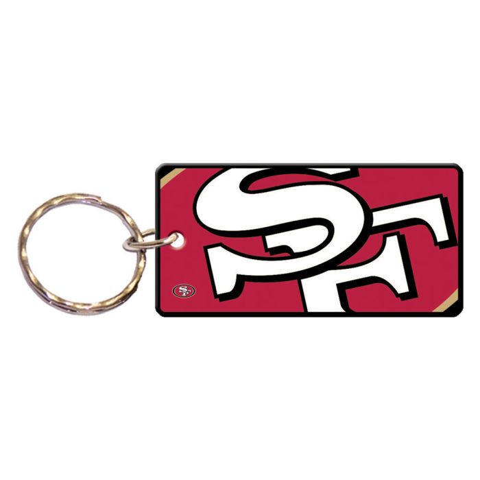 San Francisco 49ers Mega Logo Keychain – Lefty's Sports