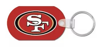San Francisco 49ers Metal Keychain – Lefty's Sports